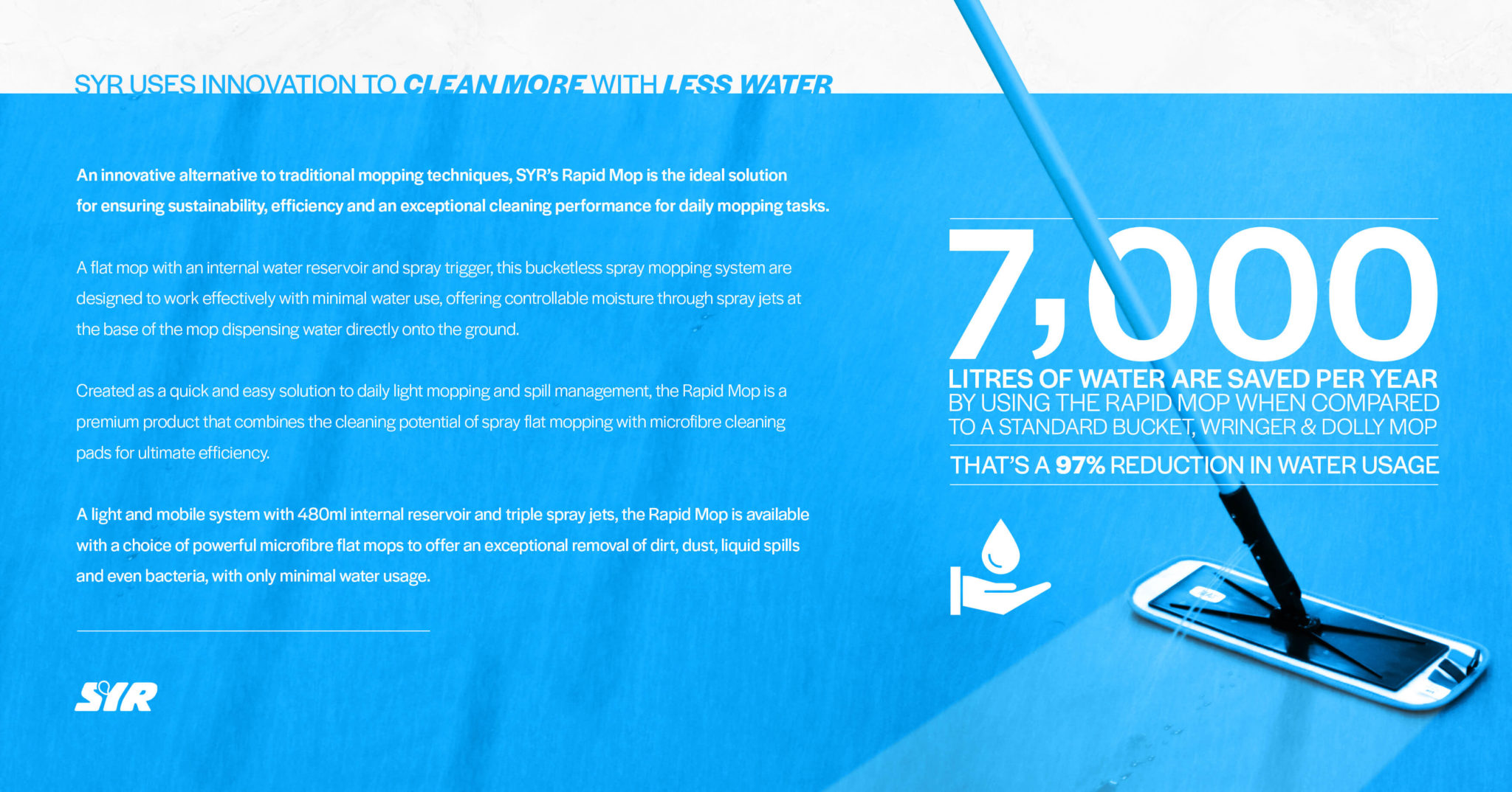 Saving Water with the Rapid Mop - SYR